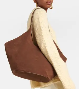 AESTHER EKME Phantom Large Suede Tote Bag - Brown