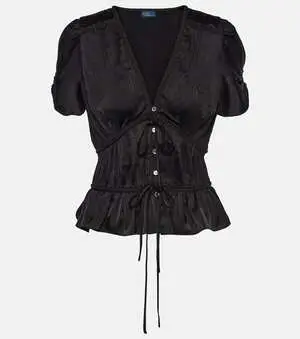 Polo Ralph Lauren Puff-sleeve Blouse