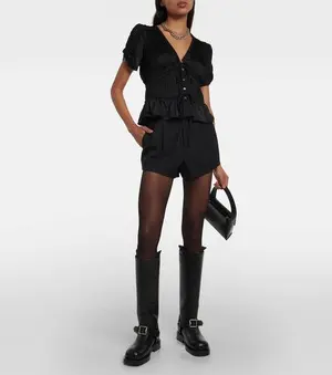 Polo Ralph Lauren Puff-sleeve Blouse