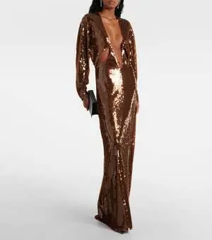 Christopher Esber Triquetra Sequined Gown
