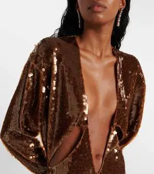 Christopher Esber Triquetra Sequined Gown