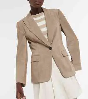 Brunello Cucinelli Suede Blazer