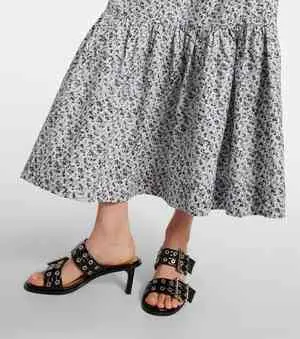 GANNI Quilted Mules