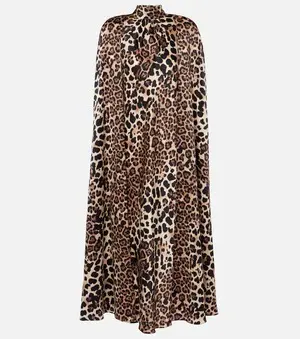 RODARTE Leopard-print Silk Gown