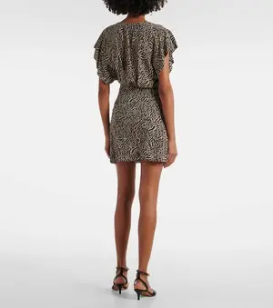 MARANT ETOILE Violaine Printed Mini Skirt