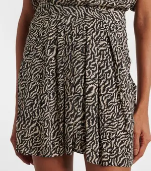 MARANT ETOILE Violaine Printed Mini Skirt