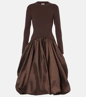 Simkhai Kenlie Gathered Midi Dress