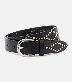 Isabel Marant Étoile Liliana Leather Belt - Black