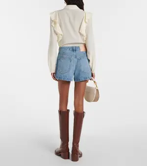 Ulla Johnson High-rise Denim Shorts