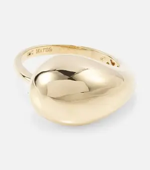 Mateo 14kt Yellow Water Droplet Ring