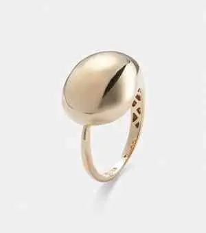 Mateo 14kt Yellow Water Droplet Ring