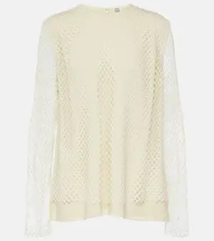 TOTEME Layered Lace Top