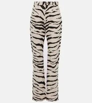 Alaïa Zebra Print Jeans