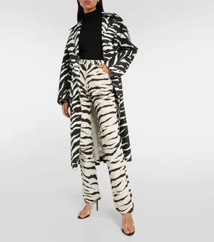 Alaïa Zebra Print Jeans