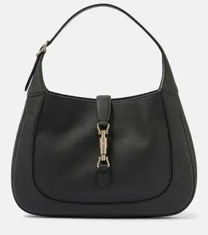 Gucci Jackie Medium Leather Shoulder Bag - Black