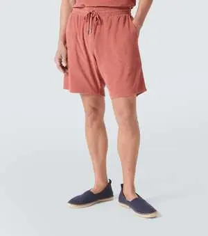 Frescobol Carioca Cotton-blend Terry Shorts