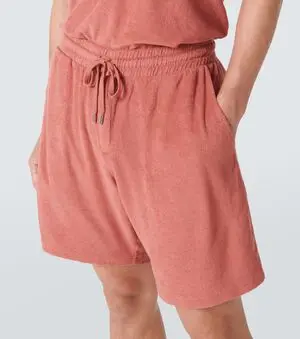 Frescobol Carioca Cotton-blend Terry Shorts