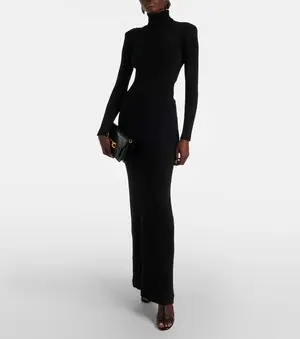 TOM FORD Cashmere Turtleneck Maxi Dress