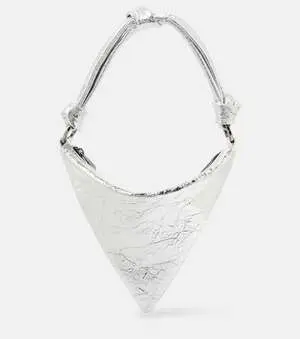 Amina Muaddi Cameron Mini Leather Shoulder Bag
