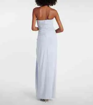 Simkhai Emma Draped Bustier Gown
