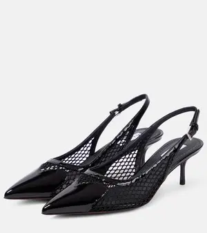 Alaïa Patent Leather Slingback Pumps