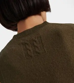 NILI LOTAN May Cashmere Sweater Vest - Green