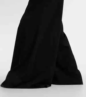 THE ROW Dela Wide-leg Trousers - Black