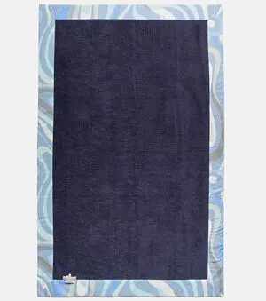 Emilio Pucci Marmo Cotton Beach Towel