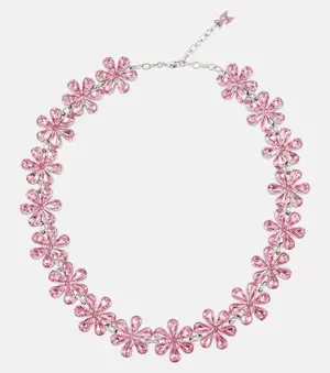 Amina Muaddi Crystal-embellished Choker