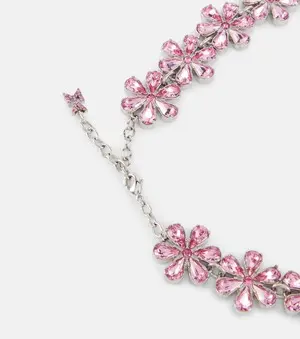 Amina Muaddi Crystal-embellished Choker