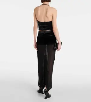 DIDU Mesh Maxi Skirt