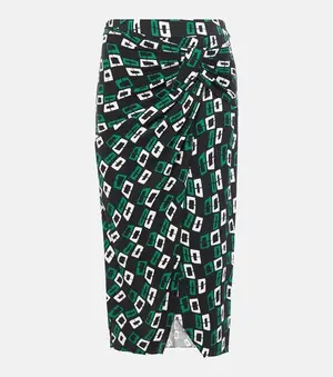 Diane Von Furstenberg Willow Printed Skirt