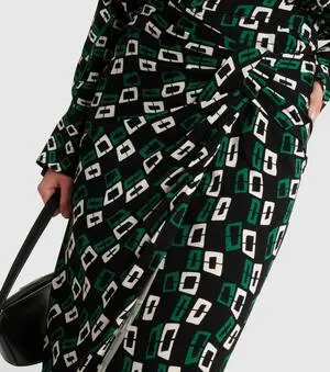 Diane Von Furstenberg Willow Printed Skirt