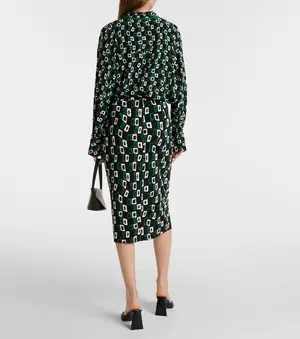 Diane Von Furstenberg Willow Printed Skirt