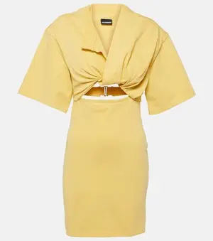 Jacquemus La Robe T-shirt Bahia Mini Dress - Beige