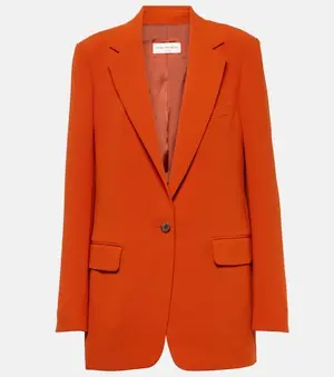 Dries Van Noten Crepe Blazer