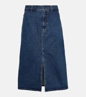 Co Denim Midi Skirt