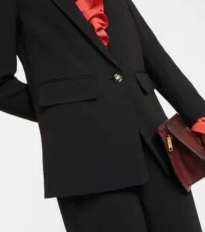 Etro Single-breasted Cady Blazer