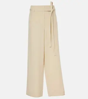 TOTEME High-rise Wide-leg Pants