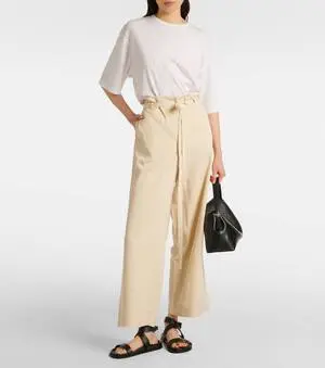 TOTEME High-rise Wide-leg Pants