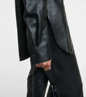 TOTEME Leather Overshirt