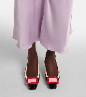 ROGER VIVIER Belle Vivier 45 Slingback Pumps - Multicoloured