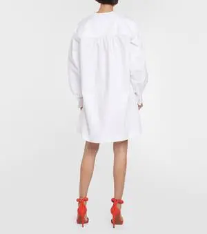 Alaïa Cotton Poplin Mini Dress