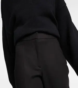 TOTEME High-rise Slim Suit Pants