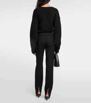 TOTEME High-rise Slim Suit Pants