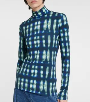 Proenza Schouler White Label Audrey Tie-dye Top