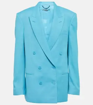 Stella McCartney Double-breasted Twill Blazer