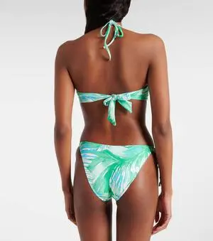 Melissa Odabash Canary Floral Bikini Bottoms - Blue