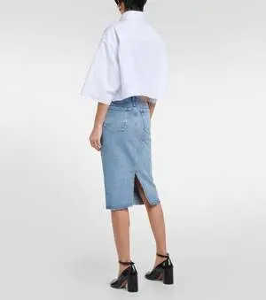 MAISON MARGIELA Denim Midi Skirt