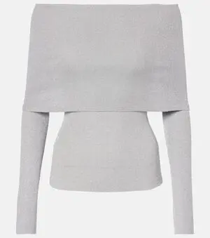 Galvan Corte Off-shoulder Top - Silver